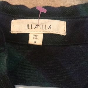 ILLA ILLA | Tops | Illa Illa Womens Plaid Flannel Tunic Top | Poshmark